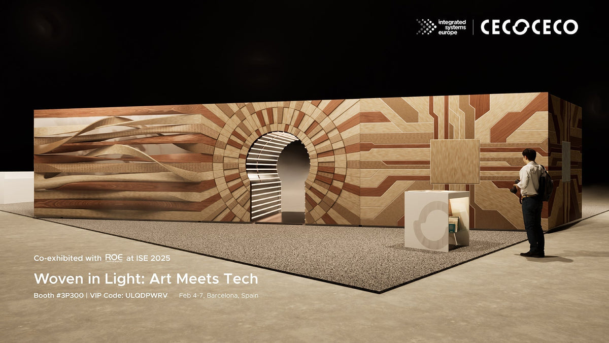 CECOCECO Presents ArtMorph in Collaboration with ROE Visual at ISE 202